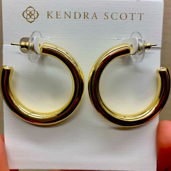 Kendra Scott Gold Hoops